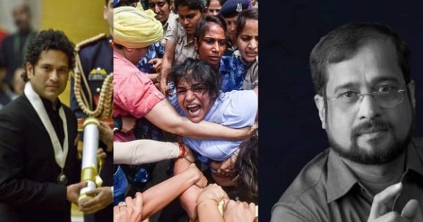 'लाज वाटते तू भारतरत्न असल्याची', कुस्तीपटूंच्या आंदोलनप्रकरणी निखिल ...